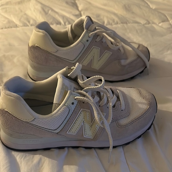 New Balance | Shoes | New Balance 574 Cream Sneakers Retroinspired ...